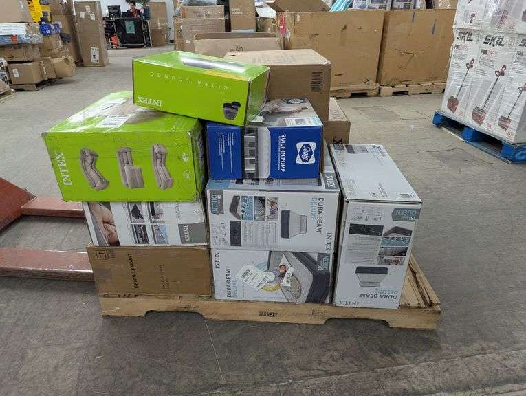 Pallet Of Miscellaneous INTEX Inflatables | Open Box - Rio Grande Trade