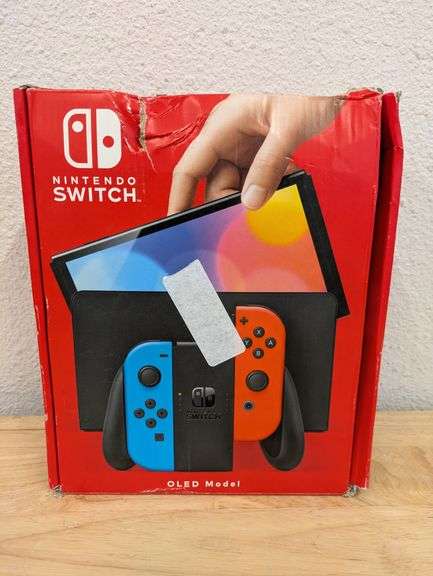 Nintendo Switch – OLED Model w/Neon Red & Neon Blue Joy-Con | Open Box - Rio Grande Trade
