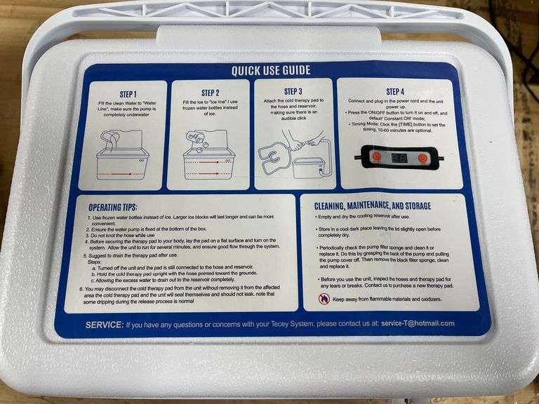 TECEY Cold Therapy System | Open Box | (See Condition Notes) - Rio ...