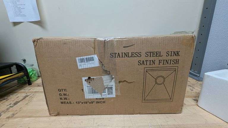 13 Inch Bar Sink Undermount Workstation | Open Box - Rio Grande Trade