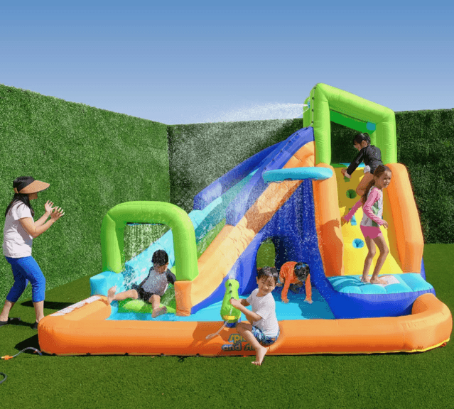 SPORTSPOWER SPLASH AND SLIDE WITH TUNNEL | Open Box | (See Condition ...