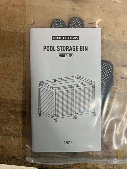 POOL FELLOWS Mini-Plus Pool Storage Bin | Open Box | (See Condition ...