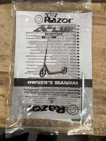 RAZOR A5 Lux Kick Scooter | Open Box | (See Condition Notes) - Rio ...