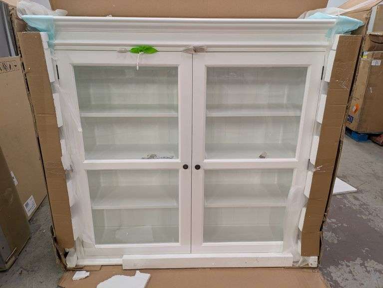 NovaSolo Halifax Glass-Display Hutch Unit | Open Box - Rio Grande Trade