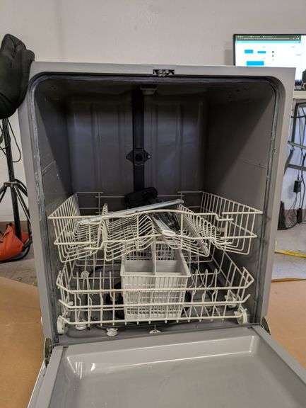 GE 24 in. Built-In Tall Tub Front Control White Dishwasher | Open Box ...