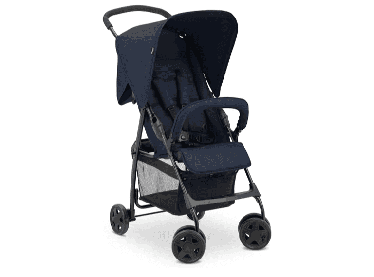 Hauck Lightweight, Compact & Foldable Stroller Dark Blue | Open Box ...