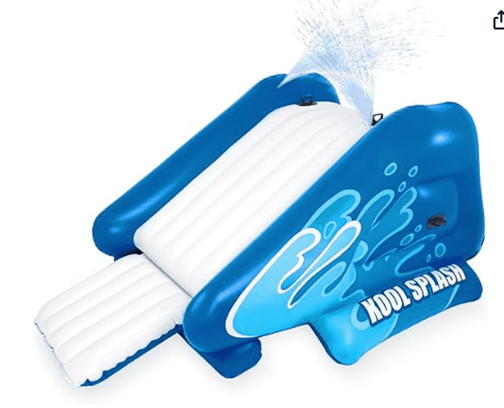 Intex Kool Splash Inflatable Water Slide Swimming Pool | Open Box ...