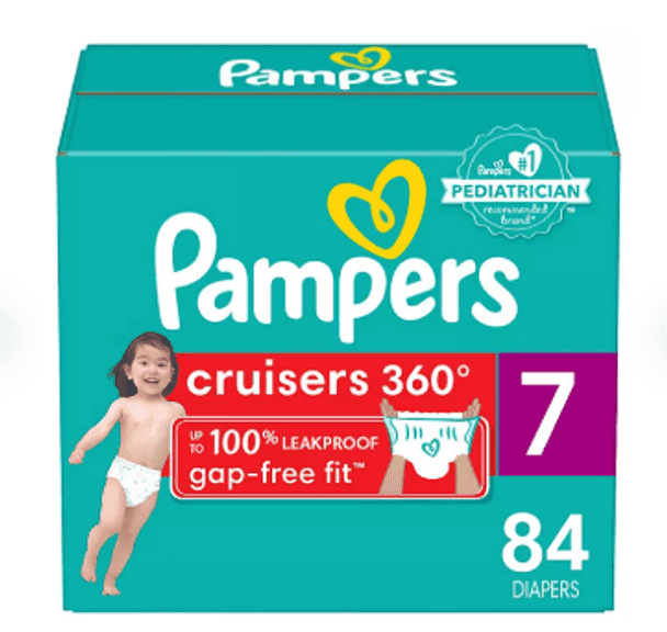 Pampers Cruisers 360 Diapers Size 7 Set of 2 | Open Box - Rio Grande Trade