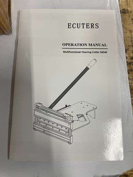 ECUTERS 13" Laminate Floor Cutter | Open Box | (See Condition Notes ...