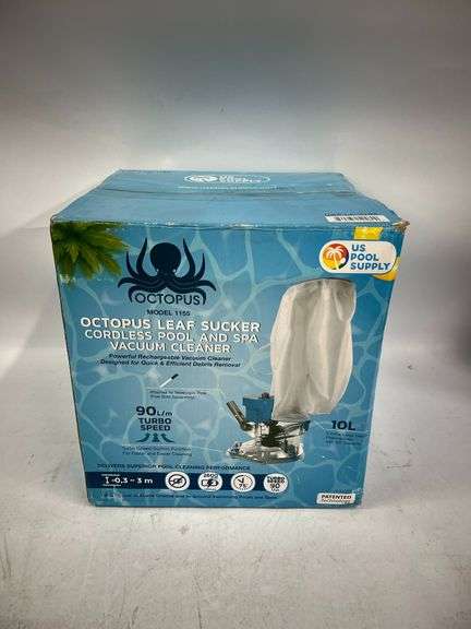 OCTOPUS Leaf Sucker Cordless Pool & Spa Vacuum | Open Box | (See ...