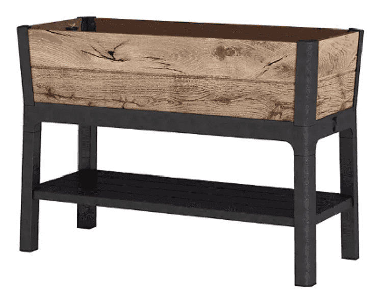 Keter Signature Collection 29 Gal. Resin Elevated Garden Bed | Open Box ...