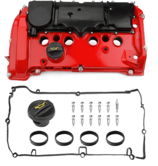 Aluminum N13 Valve Cover Kit w Gaskit and Bolts( Orange) | Open Box ...