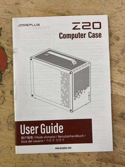 JONSPLUS Z20 MatX Compact Computer Chassis | Open Box | (See Condition ...