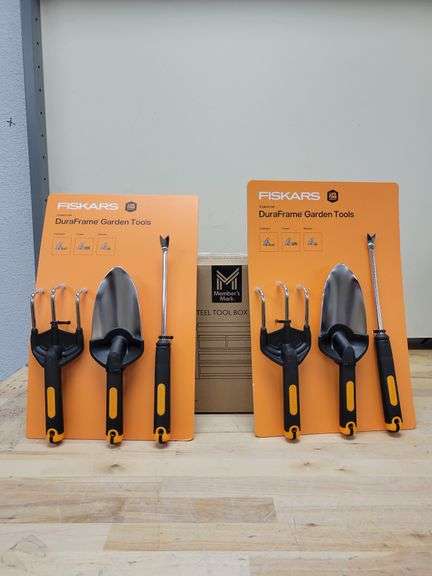 Bundle of Tool Sets - Members Mark Drawer Tool Box (1); Fiskars Garden ...