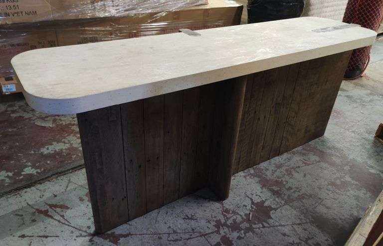 Dillon Reclaimed Pine Console Table, 70" W x 30" H x 20" D | Open Box ...