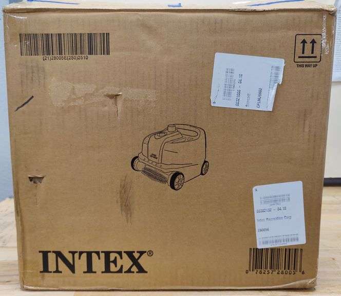 INTEX Deluxe Pressure Automatic Pool Cleaner Vacuum | Open Box | (See ...