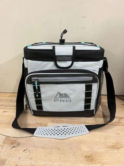 ARCTIC ZONE Zipperless ColdLok Cooler w/Shoulder Strap | Open Box ...