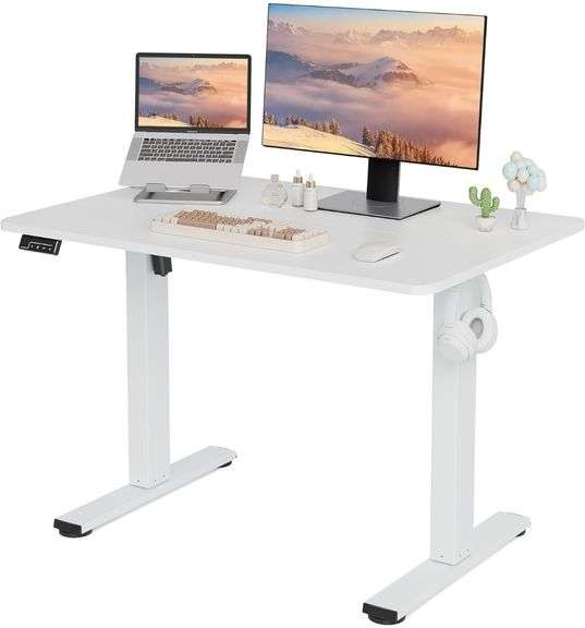 LongKe Electric Standing Desk Adjustable Height 40x24" | Open Box ...