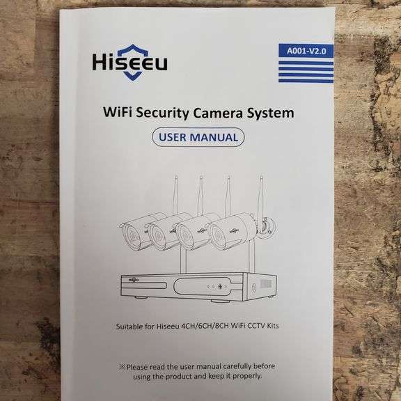 Hiseeu WiFi Security Camera System | Open Box | (See Condition Notes ...