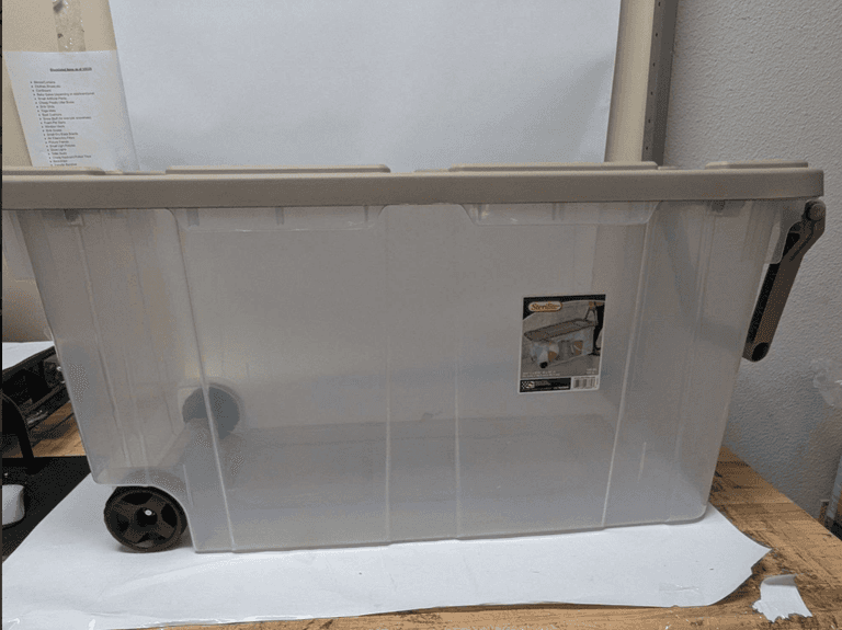 Sterilite Rolling Storage Container | Open Box | (See Condition Notes ...