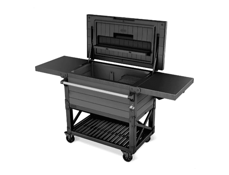 Keter Rooling Ice Cooler Cart Black | Open Box | (See Condition Notes ...