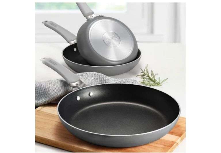 Tramontina 3 Pcs Nonstick Frying Pan Set Charcoal | Open Box | (See ...