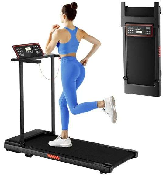 NXSCI Compact Treadmill w/Handle Bar | Open Box | (See Condition Notes ...