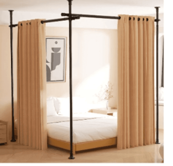 Room Divider No Drilling Curtain Rod for Room | Open Box | (See ...