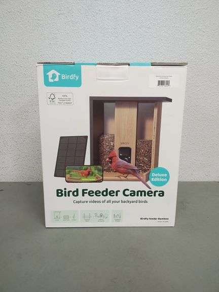 Birdfy Bird Feeder Camera Deluxe Edition | Open Box | (See Condition ...