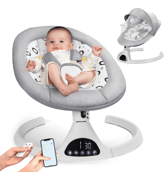 QUEERICK Electric Baby Swing | Open Box | (See Condition Notes) - Rio ...