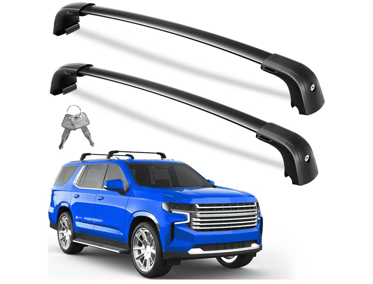 Wonderdriver Lockable Roof Rack Cross Bars Compatible W/ Chevy Tahoe ...