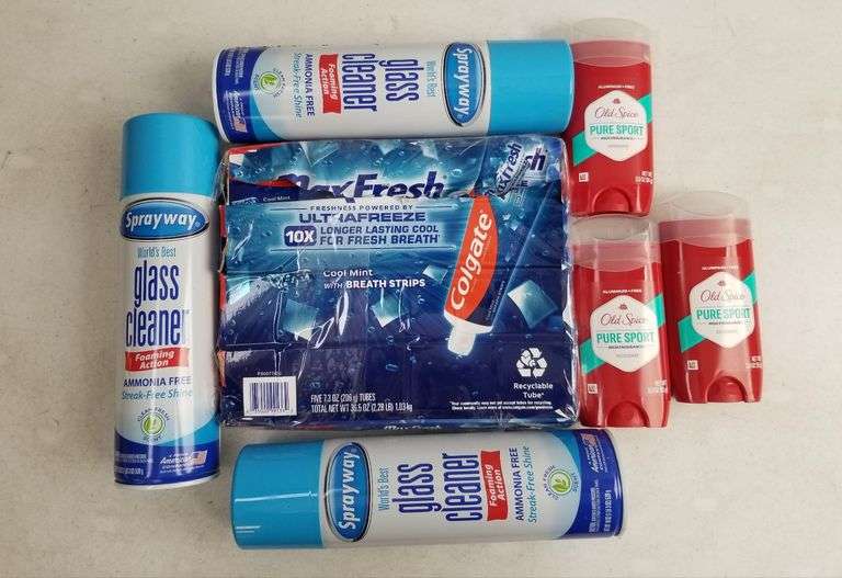 Bundle of Hygiene/Home Cleaning Products - Max Fresh Toothpaste (4 ...