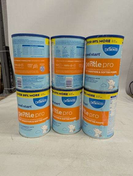 DR BROWN'S Good Start Gentle Pro Infant Formula Powder Bundle, 38oz ea ...
