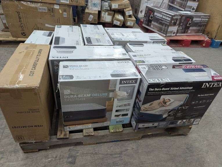 Pallet Of Various Inflatable Beds | Open Box - Rio Grande Trade