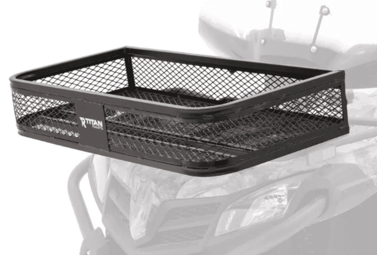 Titan Ramps Universal ATV/UTV Front Cargo Basket Rack | Open Box | (See ...
