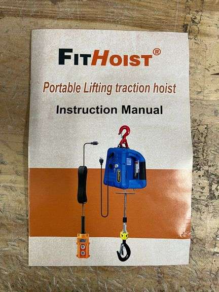 FITHOIST Portable Lifting Traction Hoist | Open Box | (See Condition ...
