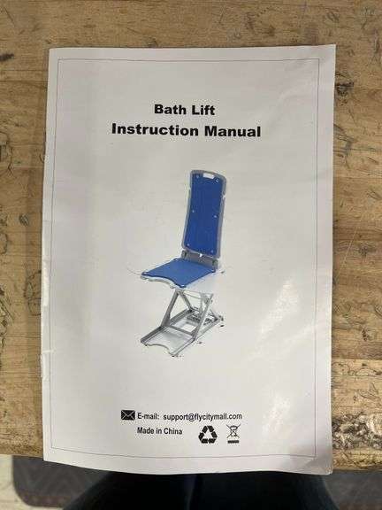 Waterproof Electric Bath Lift Chair | Open Box | (See Condition Notes ...