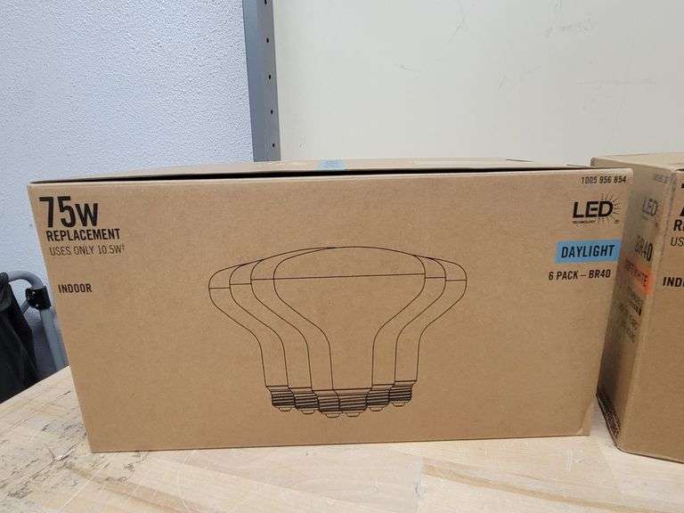 6 Pack 75W BR40 Indoor LED Light Bulbs Set Of 2 Daylight & Soft White ...