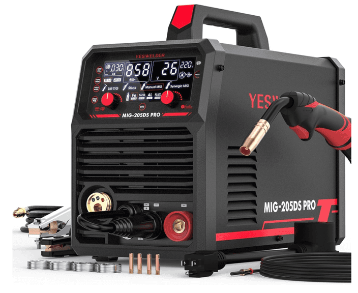 YESWELDER MIG-205DS PRO MIG Welder, 200Amp 110/220V | Open Box | (See ...
