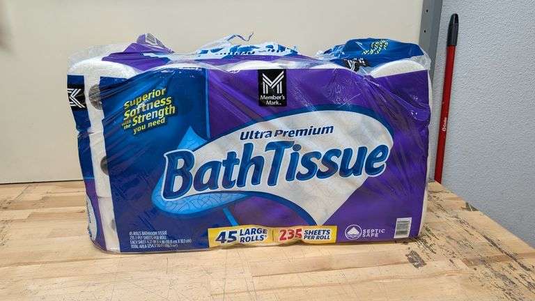 Member's Mark Ultra Premium 2-Ply Toilet Paper 45 rolls, 235 sheets ...