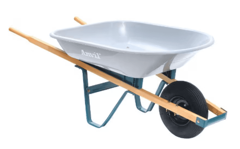 Anvil 4 cu. ft. Plastic Wheelbarrow | Open Box - Rio Grande Trade