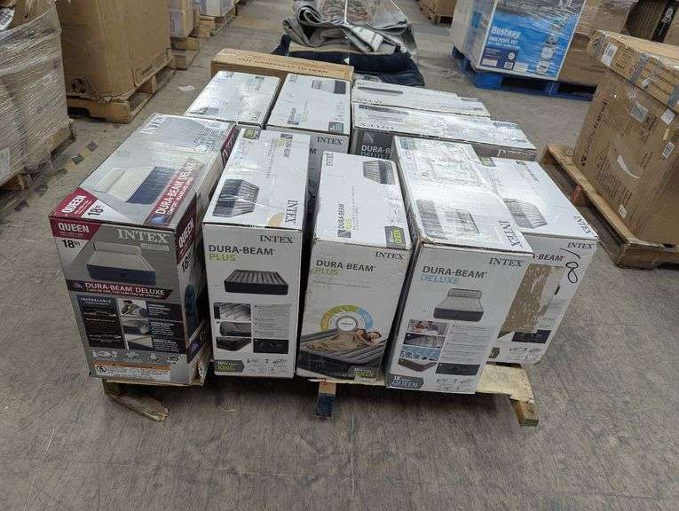 Pallet Of Various Inflatable Beds | Open Box - Rio Grande Trade