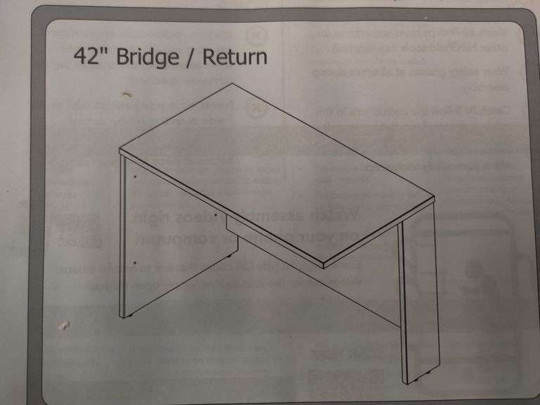 42" Bridge/Return | Open Box - Rio Grande Trade