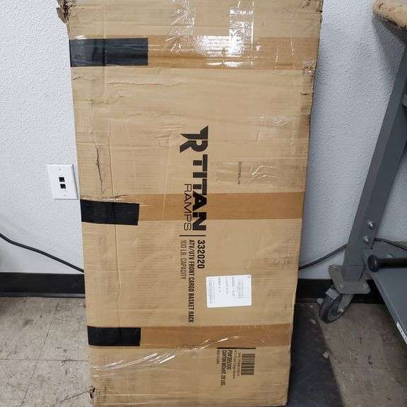 Titan Ramps Universal ATV/UTV Front Cargo Basket Rack | Open Box | (See ...