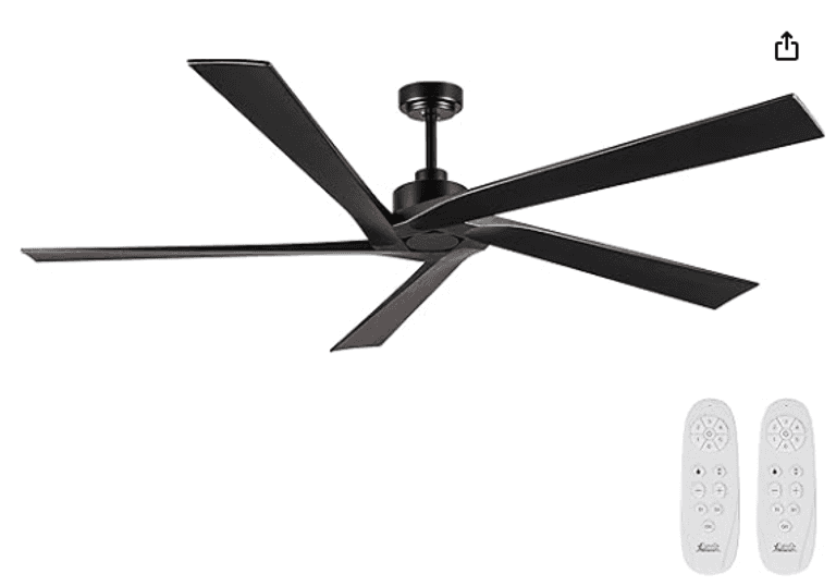 EUPHO LITE 72" Ceiling Fan | Open Box | (See Condition Notes) - Rio ...