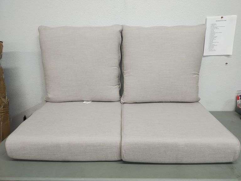 Member's Mark 2 Pack Cast Silver Deep Seating Replacement Cushions ...