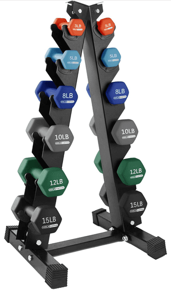 HOLA HATHA Dumbbell Set, 106lbs, Colors Do Not Match Stock Image, No ...