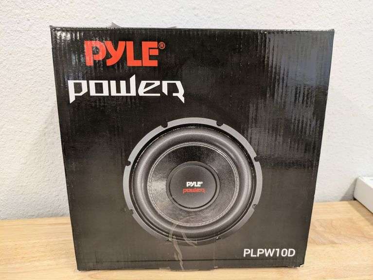 Pyle 10" Car Audio Speaker Subwoofer, 1000 Watt - PLPW10D | Open Box - Rio Grande Trade