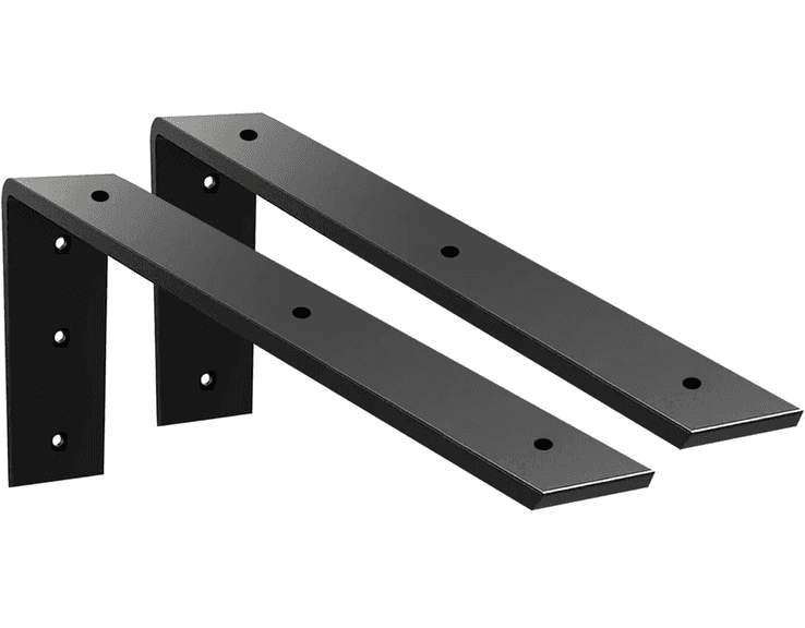 WALWE Countertop Support Brackets, 2ct, 18" | Open Box | (See Condition ...