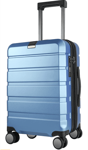 KROSER Light Blue Hard-shell Carryon Suit Case | Like New - Rio Grande ...